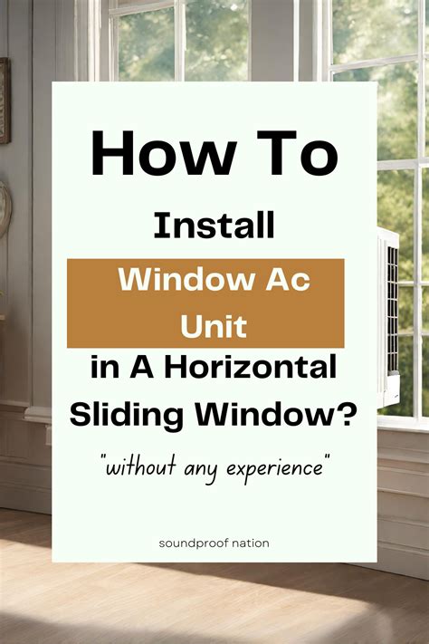 Image result for Install Portable AC Window Slider Horizontal