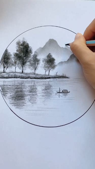 Image result for How to Draw Landscape Drawing