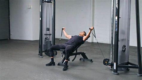 Image result for Incline Bench Cable Fly