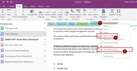 Image result for Section View OneNote 365