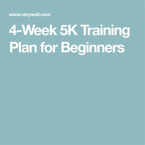 Image result for 4 Week 5K Training Program