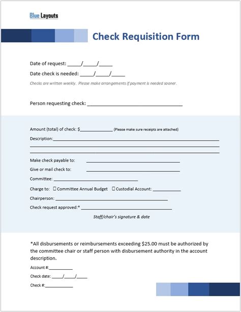 Image result for Cheque Requisition