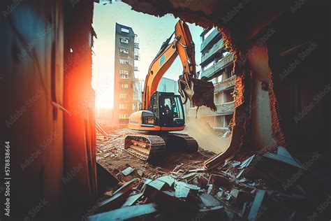 Image result for Demolition Excavator Time-Lapse