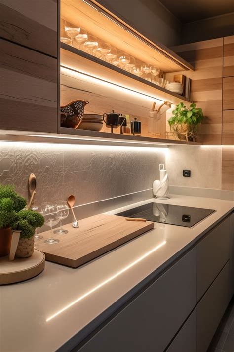 Image result for How to Layout LED Ceiling Task Lighting with Kitchen Cabinets