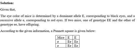 Image result for Punnett Square Explained Eye Color