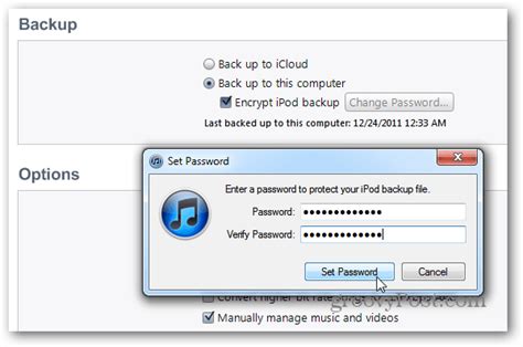 Image result for What Is Encrypt Local Backup Password