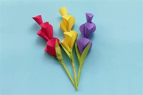 Image result for Construction Paper Flower Tutorial