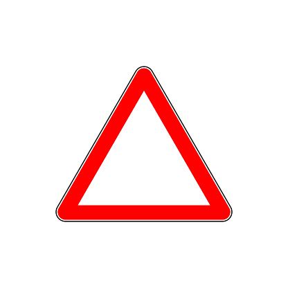 Image result for Red Triangle Sign