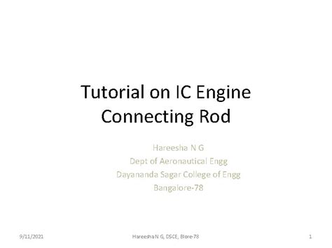 Image result for IC Engine Connecting Rod