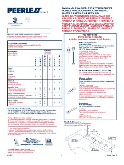 Image result for Peerless Faucet Fix