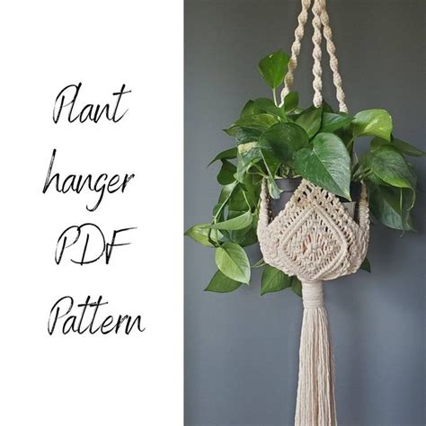 Image result for Macrame Plant Hanger Pattern Tutorial