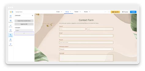 Image result for Formstack Translate to Another Language