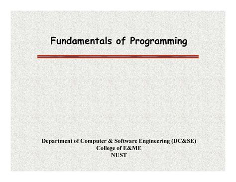 Image result for Fundamentals of Computer Programming