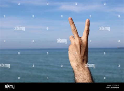Image result for Number Two Hand Signal
