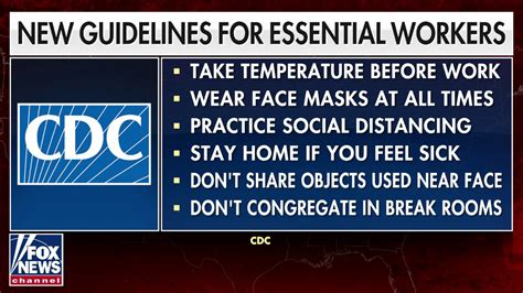 Image result for CDC Return to Work Guidelines