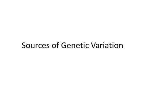 Image result for Sources of Variation