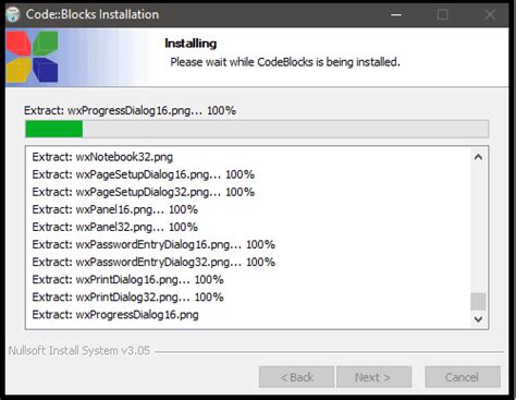 Image result for Image of Completing Install Code Block