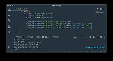 Image result for Java Double Code