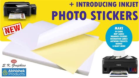 Image result for Making Stickers Using Inkjet Printer