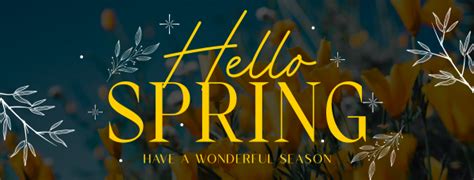 Image result for Hello Spring Facebook Cover