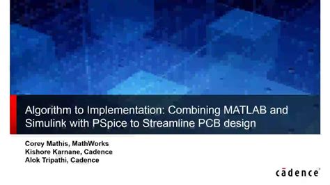 Image result for PSpice MATLAB Co-Simulation