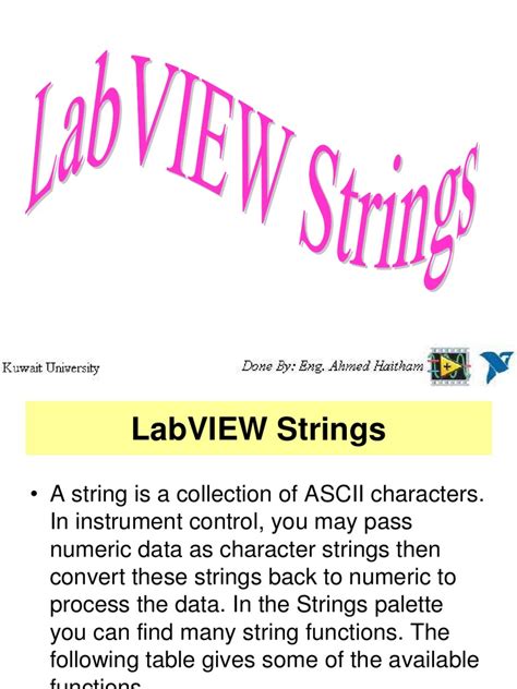 Image result for LabVIEW Sting Syntax