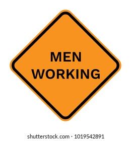 Image result for Men Working Sign Paper