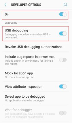 Image result for USB Debugging S6