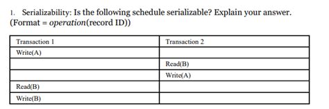 Image result for Serializability Questions