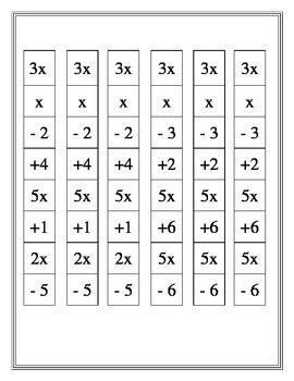 Image result for Multiplying Polynomials Box Method