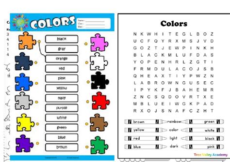 Image result for Colours Worksheet