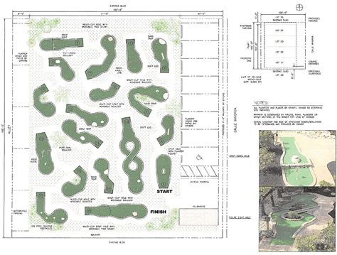 Image result for 9-Hole Mini Golf Course Layout