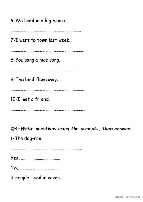 Image result for Question Words Past Simple Explanation