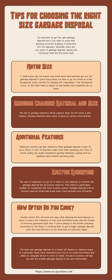 Image result for Garbage Disposal Size Chart