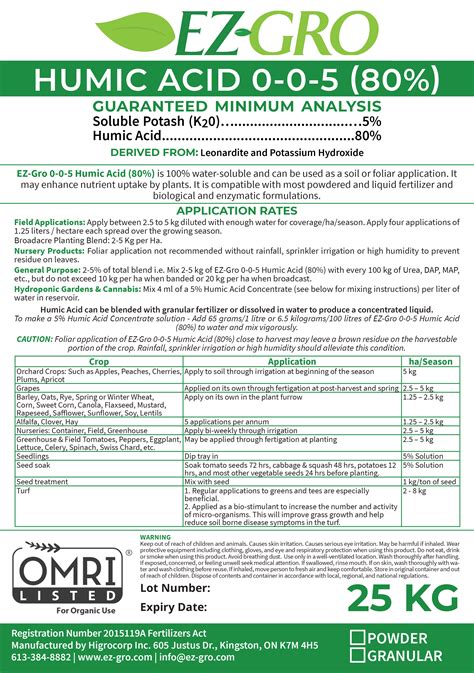 Image result for How to Apply Humic Acid