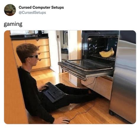 Image result for Funny Computer Setups
