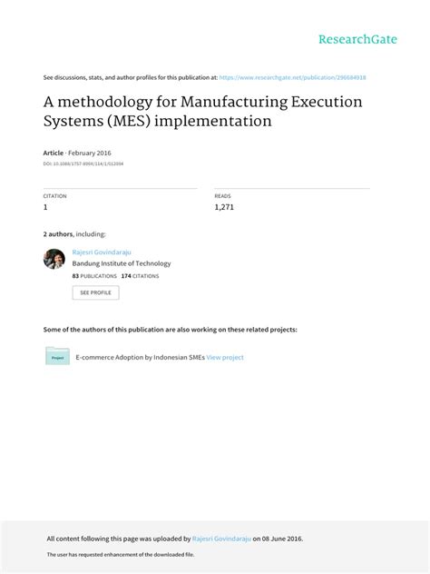 Image result for Mes Module Implementation
