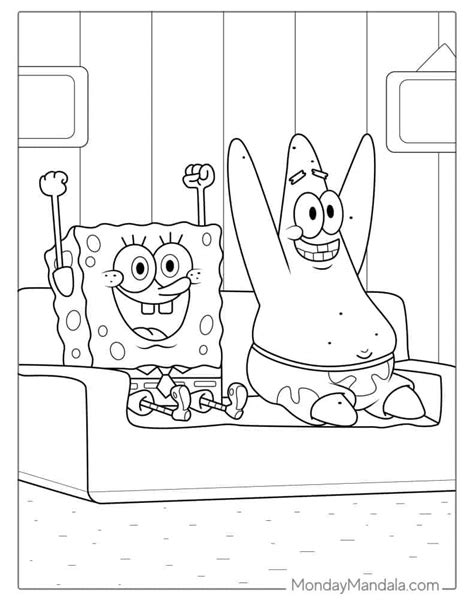 Image result for Spongebob Coloring Sheets