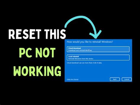 Image result for 2011 Computer Will Not Reset