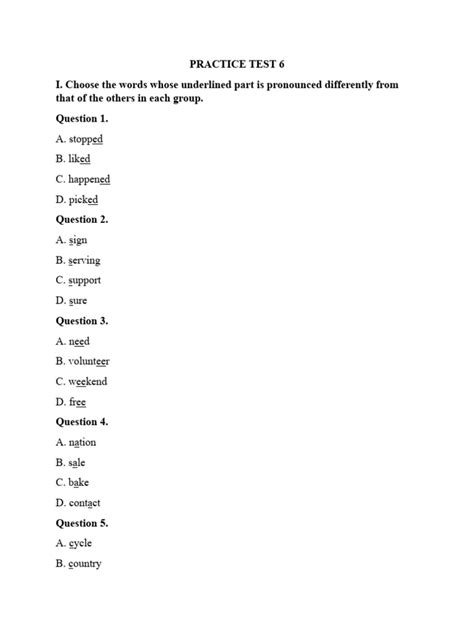 Image result for Practice Test 6