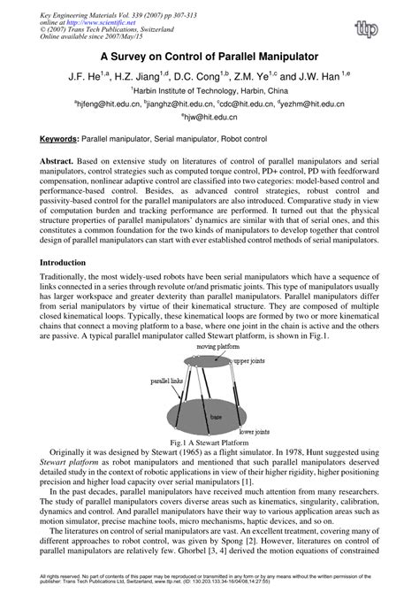 Image result for Parallel Manipulator Control