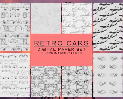 Image result for Car Paper Pattern