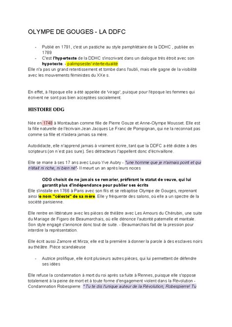 Image result for Ddfc Olympe De Gouges Audio