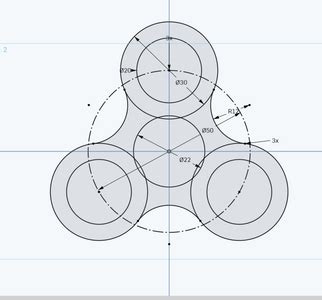 Image result for Onshape Tutorials Fidget Spinner