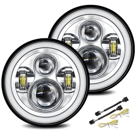 Image result for 7 Inch Round LED Headlight