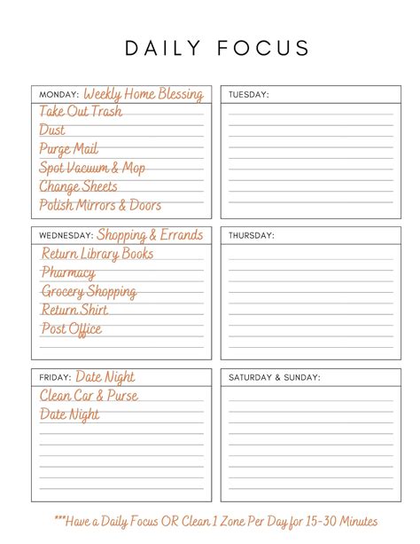 Image result for FlyLady Control Journal Printable