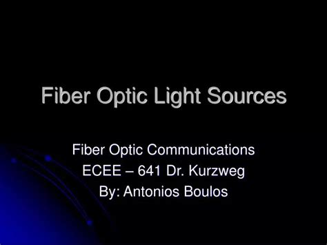 Image result for Light Sources of Optical Fiber