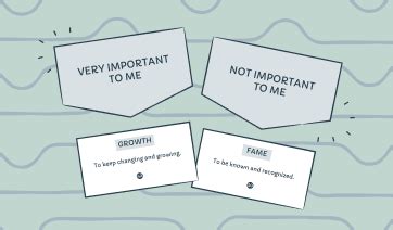 Image result for Values Card Sort Worksheet