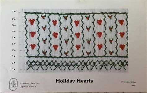 Christmas Smocking Plates /smocking /smocked Dress / Smocking Design ...