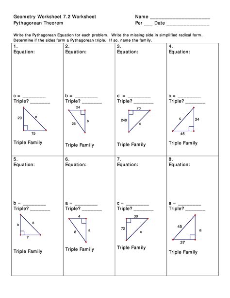 Image result for Examples of Pythagorean Theorem Problems